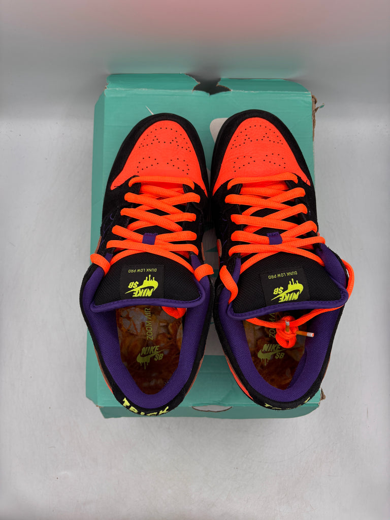 Nike SB Dunk Low Night of Mischief Halloween (WORN/DMG BOX) – THE FIX
